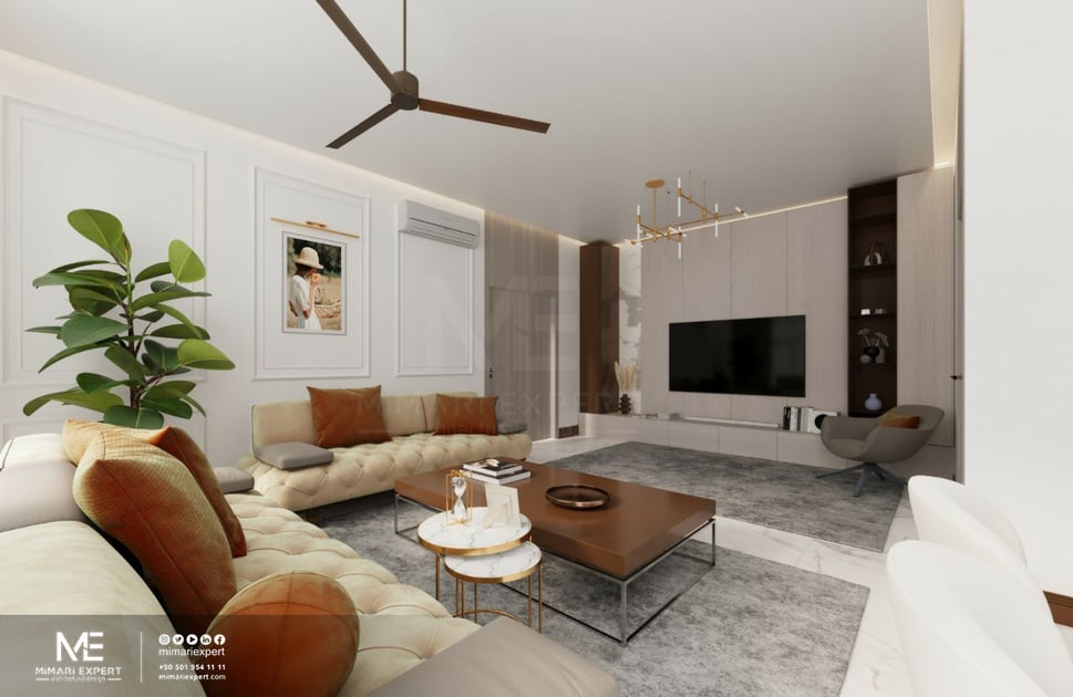 Mimari Expert | interior decoration for a salon in Iraq