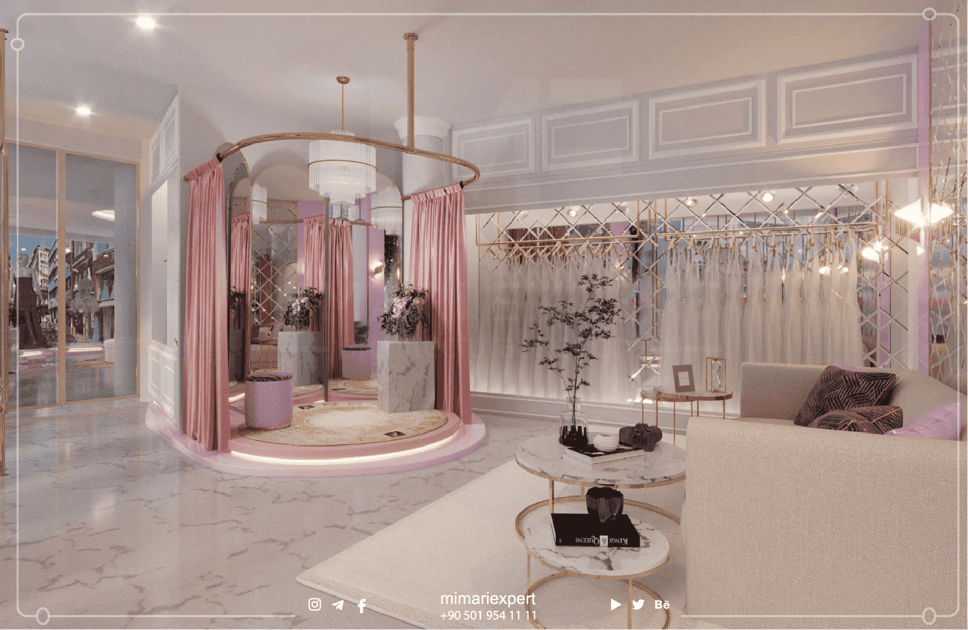 Mimari Expert | Designing a Bridal Gown Showroom